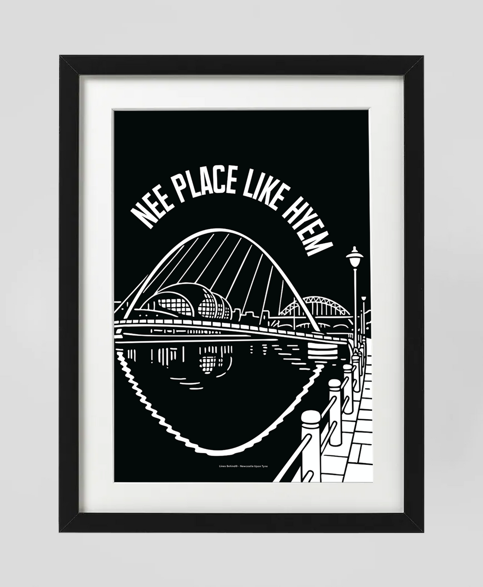 Nee Place Like Hyem - Print – LinesBehind